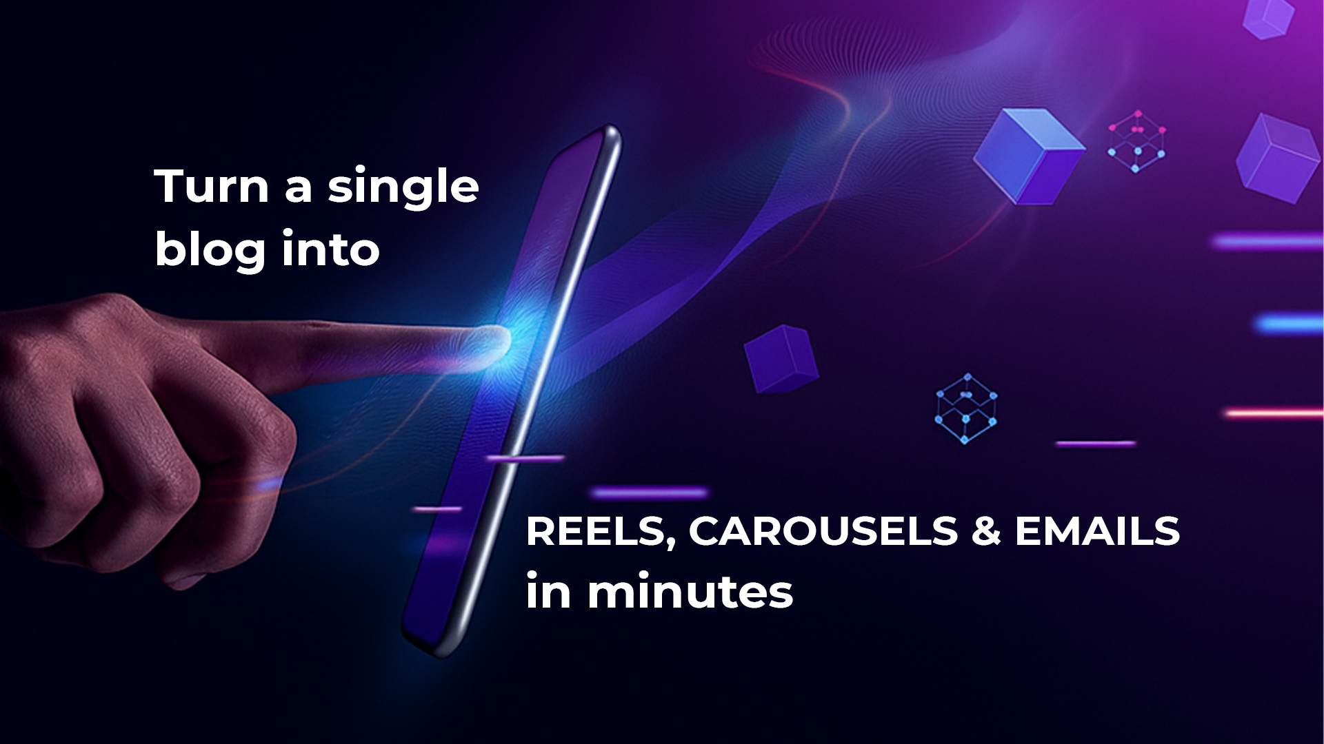 Turn Blog into Viral Reels Carousels & Emails Using AI & Canva